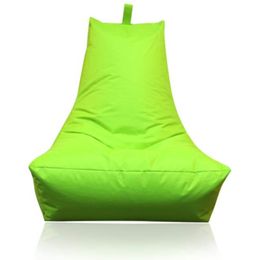 Kinzler Sitzsack Lounge-Sessel, apfelgr&uuml;n (Outdoorf&auml;hig)
