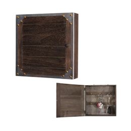 MCW Schlüsselkasten Gabes, Schlüsselschrank Holzbox, Shabby-Look Vintage 27x27x6cm
