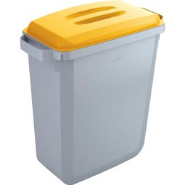 Durable Abfallbehälter-Set DURABIN 60 Liter, grau/gelb