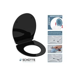 Schütte Schütte Duroplast WC-Sitz Slim Black