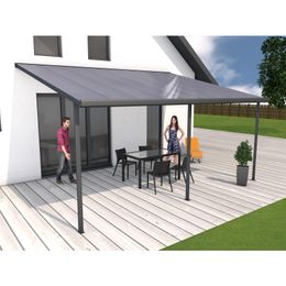 Gutta 4293168 Terrassen&uuml;berdachung anthrazit, 546 x 406 cm
