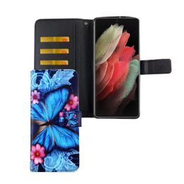 König Design Hülle Handy Schutz für Samsung Galaxy S21 Ultra Case Cover Tasche Wallet Etui