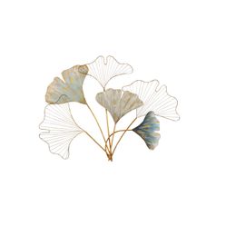 m&ouml;bel direkt online Wanddekoration Ginkgobl&auml;tter gold