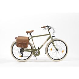 Via Veneto Cityfahrrad 28 Zoll 605 Aluminium Man Gr&uuml;n