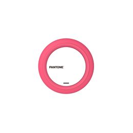 PANTONE QI Charger Kabellos Ladegerät pink einfaches Aufladen ohne Kabel Gesamtleistung 7,5 W LED Ladeanzeige