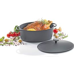 SONSTIGE Eisenguss-G&auml;nsebr&auml;ter oval 34 cm RUSTICA