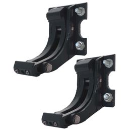 MCW 2er-Set Wandhalterung f&uuml;r Markise H122, H123, Wandkonsole Wandmontage Adapter ~ anthrazit