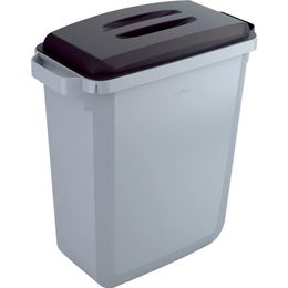 Durable Abfallbehälter-Set DURABIN 60 Liter, grau/schwarz
