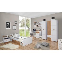 Ticaa Jugendzimmer Lori 6-teilig wei&szlig;