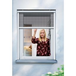 Schellenberg Insektenschutzrollo für Fenster, 130 x 160 cm, weiß