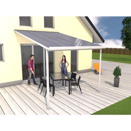 Gutta 4293112 Terrassen&uuml;berdachung wei&szlig;, 306 x 406 cm