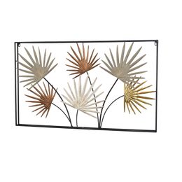 m&ouml;bel direkt online Wanddekoration Selma cremewei&szlig;/grau/kupfer/gold