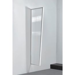 Gutta Typ B1/PC Vordach-Seitenteil klar, 200 x 60 cm, wei&szlig;