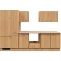 Flex-Well K&uuml;chenzeile ohne E-Ger&auml;te 300 cm L-300-2502-028 Nano