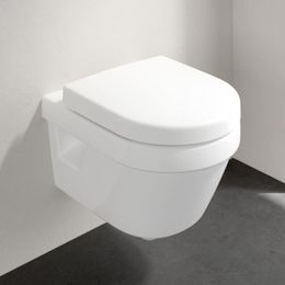 Villeroy & Boch Villeroy & Boch Architectura Wand-Tiefspül-WC Compact offener Spülrand, 4687R0R1,