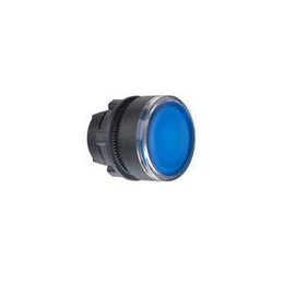Schneider Electric Frontelement Leuchtdrucktaster blau, Ø22mm, tastend, IP 69(K) Tastend Drucktaster Schwarz/Blau IP66 / IP67 / IP69 / IP69K Harmony XB5 Series Pushbutton Switches - ZB5AW363