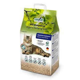 20 L CosyCat Bio-Klumpstreu FEIN aus Holz 100% natürliches Katzenstreu