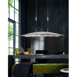 Fischer & Honsel Colmar Pendelleuchte LED Dunkelbraun, Nickel-Matt, 5-flammig