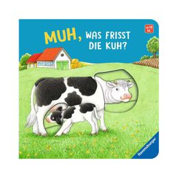 RAVENSBURGER VERLAG Muh, was frisst die Kuh? - Frauke Nahrgang, Pappband