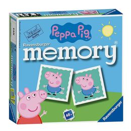 Peppa Pig Spiel, Memory Mini Memory® Pig 48 Bildkarten Peppa Wutz Ravensburger Spiel