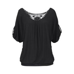 Lascana Shirt Damen Gr&ouml;&szlig;e XL schwarz