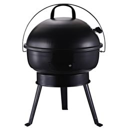 Outsunny Kugelgrill tragbar und mit Dreibeinfuß Ø36,5 x H54 cm