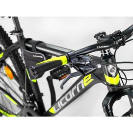Licorne Bike Effect Premium Mountainbike in 26, 27,5 und 29 Zoll - Fahrrad f&uuml;r Jungen, M&auml;dchen, Herren und Damen - Shimano 21 Gang-Schaltung - Herrenrad Farbe:Schwarz/Lime (2xDisc-Bremse);Zoll:29.00