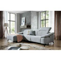 JVmoebel Ecksofa Luxus Graue Multifunktions Couch Verstellbar Modernes Sofa Neu