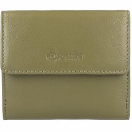 Esquire Peru Geldbörse RFID Leder 10 cm olive