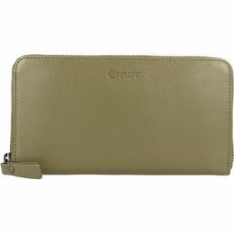 Esquire Peru Geldbörse RFID Leder 19 cm olive