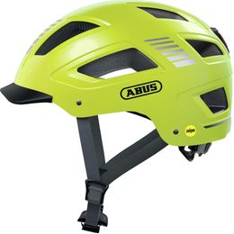 Fahrradhelm Abus "HYBAN 2.0 MIPS" Helme Gr. L Kopfumfang: 56 cm - 61 cm, gelb (signal yellow) Fahrradhelme für Erwachsene