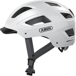 Fahrradhelm Abus "HYBAN 2.0" Helme Gr. L Kopfumfang: 56 cm - 61 cm, weiß (polar white) Fahrradhelme für Erwachsene