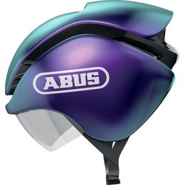 Rennradhelm Abus "GAMECHANGER Tri shiny black" Helme Gr. S Kopfumfang: 51 cm - 55 cm, lila (flipflop purple) Fahrradhelme