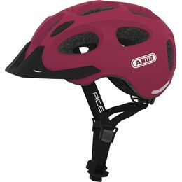 Fahrradhelm Abus "YOUN-I ACE" Helme Gr. L Kopfumfang: 56 cm - 61 cm, rot (cherry red) Fahrradhelme für Erwachsene