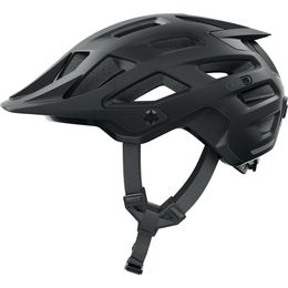 Mountainbikehelm Abus "MOVENTOR 2.0" Helme Gr. L Kopfumfang: 57 cm - 61 cm, schwarz (velvet black) Fahrradhelme für Erwachsene