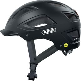 Fahrradhelm Abus "HYBAN 2.0 MIPS" Helme Gr. M Kopfumfang: 52 cm - 58 cm, schwarz (velvet black) Fahrradhelme für Erwachsene