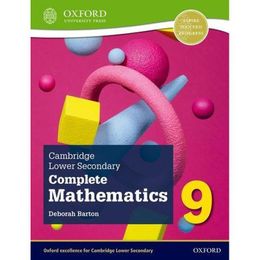 Cambridge Lower Secondary Complete Mathematics 9: Student Book (Second Edition) - Deborah Barton, Kartoniert (TB)