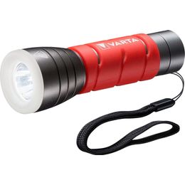 Varta Taschenlampe Outdoor Sports F10 Taschenlampe inkl. 3x LONGLIFE Power AAA Batterien, rot|schwarz