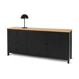 Tchibo Sideboard »Clara« - Schwarz - Holz