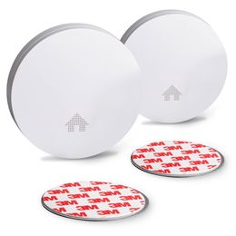 SEBSON 2x Rauchmelder mit 10 Jahres Batterie, Magnethalterung, DIN EN 14604 Rauchmelder