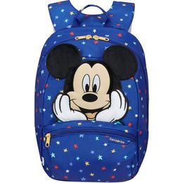 Samsonite Kinderrucksack Disney Ultimate 2.0, S+, Mickey Stars, Kindergartenrucksack Kinderfreizeitrucksack Kinder-Backpack, blau