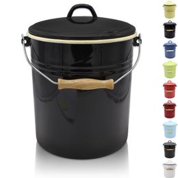 Karl Kr&uuml;ger M&uuml;lleimer Serie TRIEST emailliert, 10 Liter