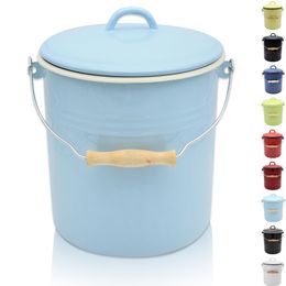 Karl Kr&uuml;ger M&uuml;lleimer Serie SYLT emailliert, 10 Liter