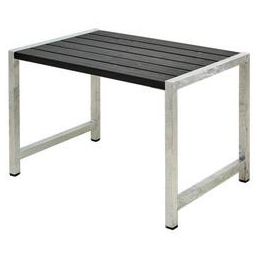 Bistrotisch Café - Gartentisch mit Planken aus Kiefer- und Fichtenholz und feuerverzinktem Stahl in 3 Varianten in Größe 127 x 77 x 73 cm