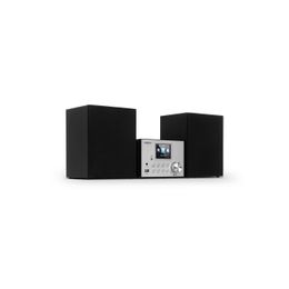ONECONCEPT »Streamo Stereoanlage mit Internetradio WLAN DAB+ UKW CD-Player BT silber