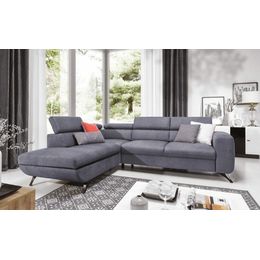 JVmoebel Ecksofa, Moderne Schlafcouch Schlafsofa Bettfunktion Sofa Couch Polster
