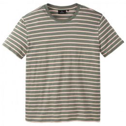 Recolution - T-Shirt Cacao Stripes - T-Shirt Gr M grau/beige