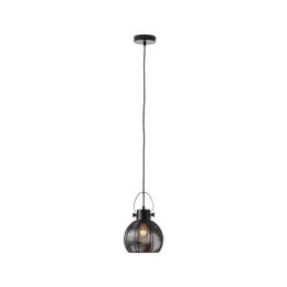 Brilliant Lampe Sambo Pendelleuchte 20cm schwarz 1x A60, E27, 60W, geeignet für Normallampen (nicht enthalten) In der Höhe einstellbar / Kabel kürzbar