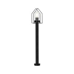 Brilliant Lampe Home Außenstandleuchte schwarz/transparent 1x A60, E27, 60W, geeignet für Normallampen (nicht enthalten) IP-Schutzart: 44 - spritzwassergeschützt