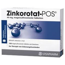 Zinkorotat POS magensaftresistente Tabletten 100 St